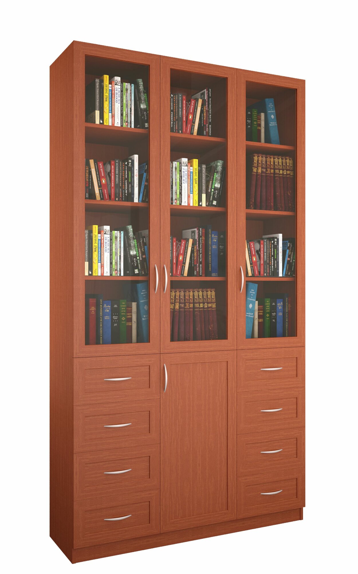 Книжный шкаф "Библиограф 3.9" 120х200х40 Орех мария луиза