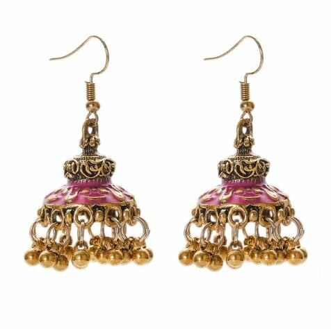 Серьги, бисер, эмаль