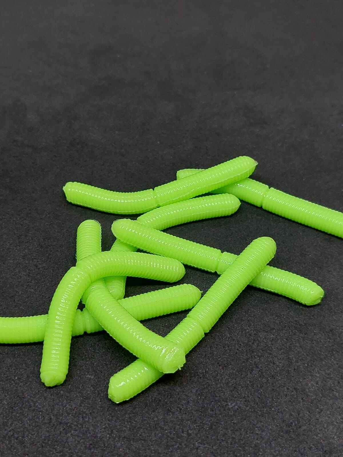 Форелевая Силиконовая приманка Либра. Реплика. Толстая 65 мм. Шартрез