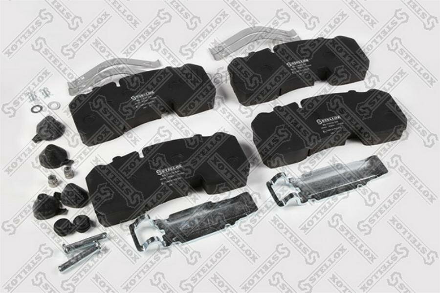 STELLOX 8511428SX колодки дисковые ! с полн. р/к 29165 210x92.5x30. отв. датч5мм \BPW (05/03>) KNORR SB374