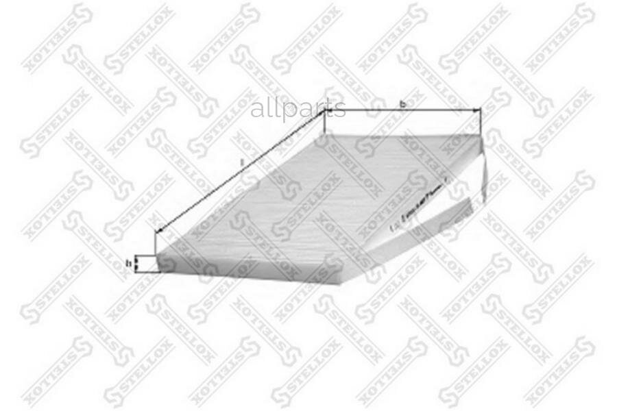 STELLOX 7110058SX фильтр салона! с кондиц.\ Audi A6/S6 1.8-2.5TDi 94-97