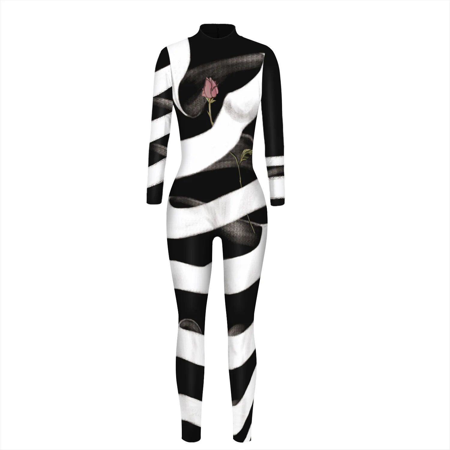 Женский костюм робот из спандекса L, B142-348