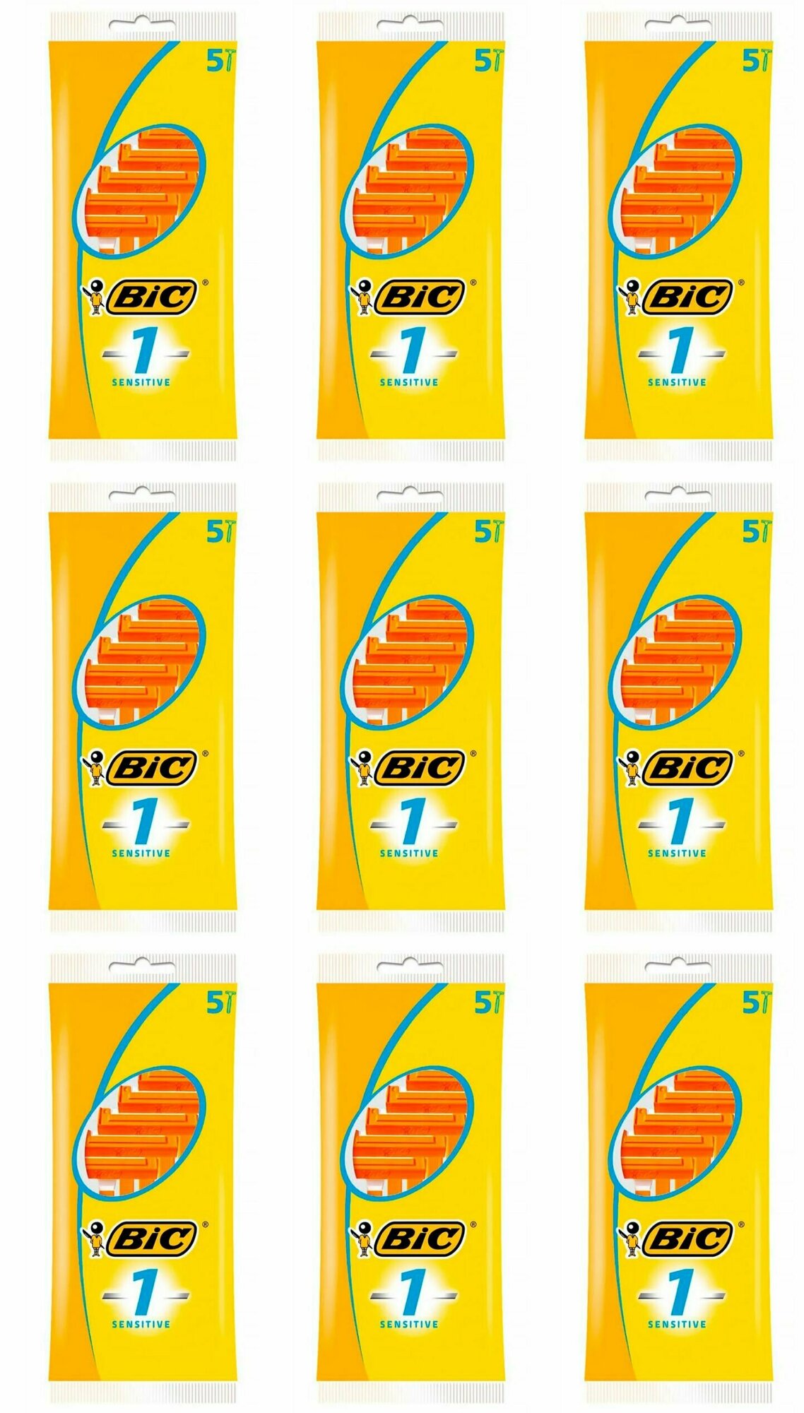Bic Станок одноразовый, 5 шт, 9 уп