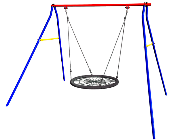 Качели Пионер 1Д + качели "Паутина" 100 см. PS-302