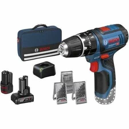Дрель-шуруповерт Bosch GSB 12V-15 , 1 x 4,0 Ah + 1 x 2,0 Ah (06019B690G)
