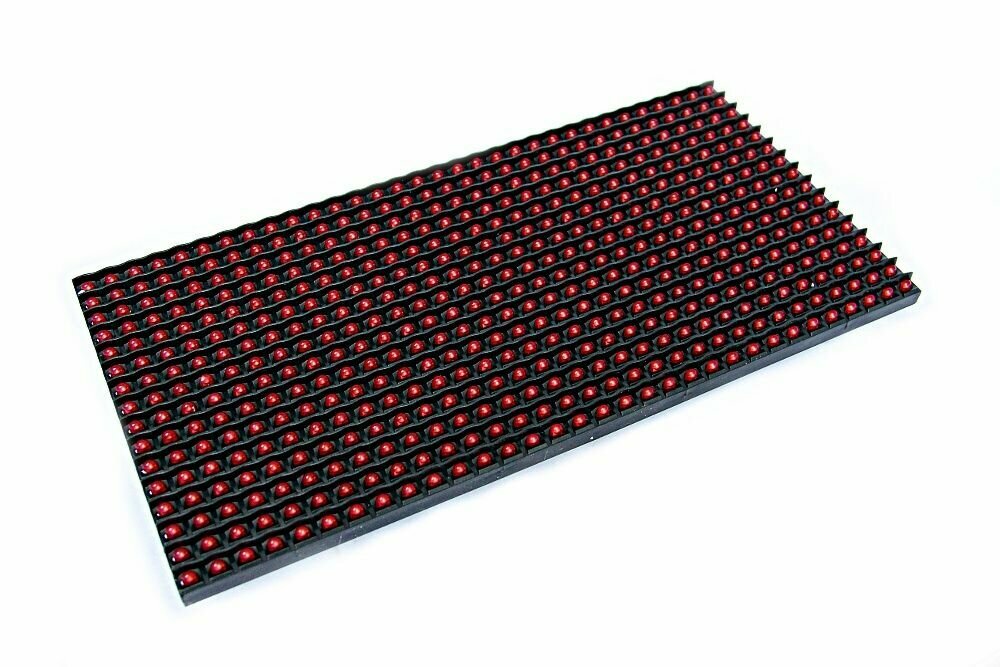 Светодиодный LED модуль красный для бегущей строки Р10