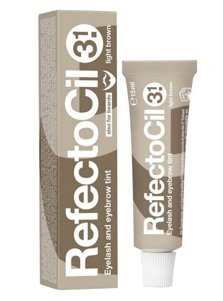 RefectoCil Крем-краска для бровей и ресниц №3.1 Light Brown (светло-коричневый) 15мл