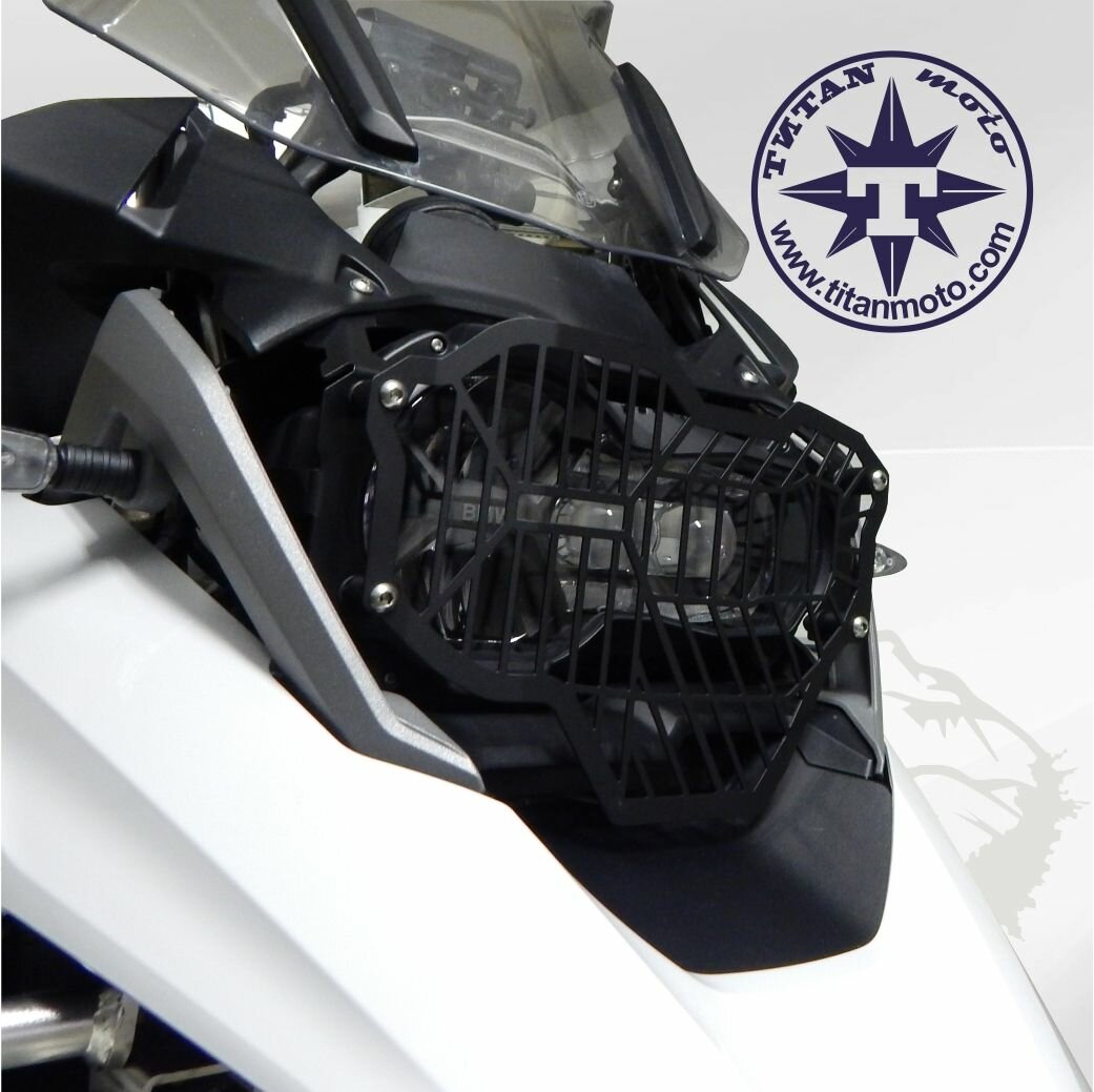 Защита фары большая (решётка) быстросъемная BMW R1200GS LC (2017+), BMW R1250GS. Титаn moto