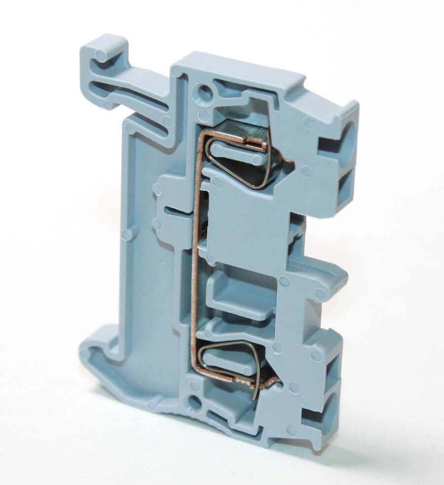 Колодка клеммная пружинная JXB-ST-2.5 31А серая EKF PROxima