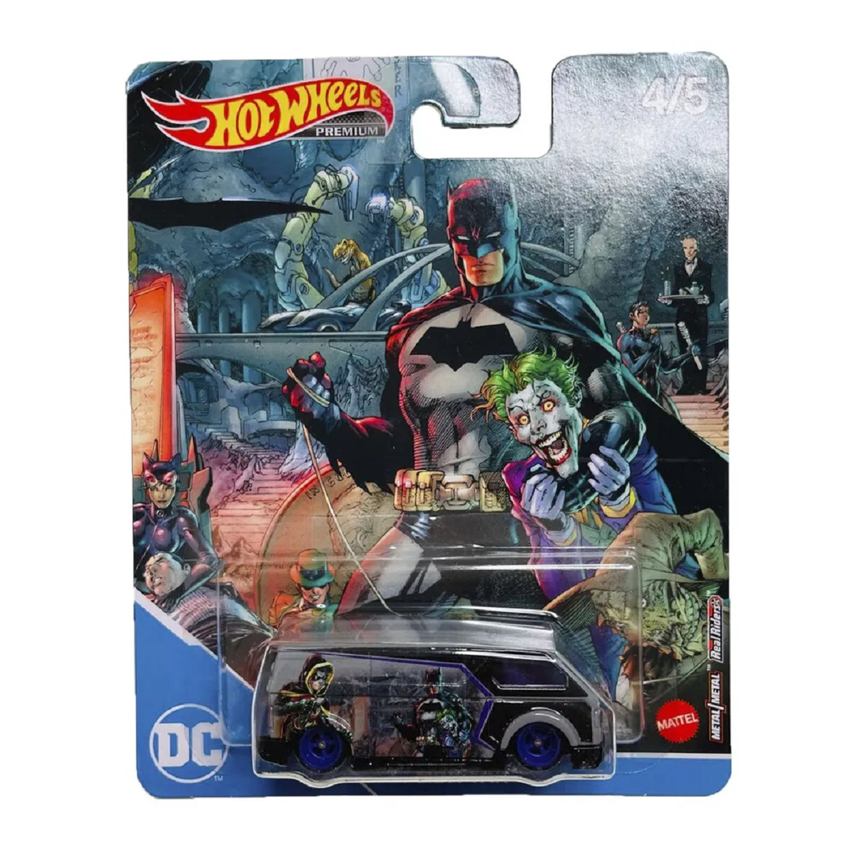Коллекционная Premium машинка Hot Wheels MBK Van (коллекция 2022 Pop Culture: Batman, 4/5)