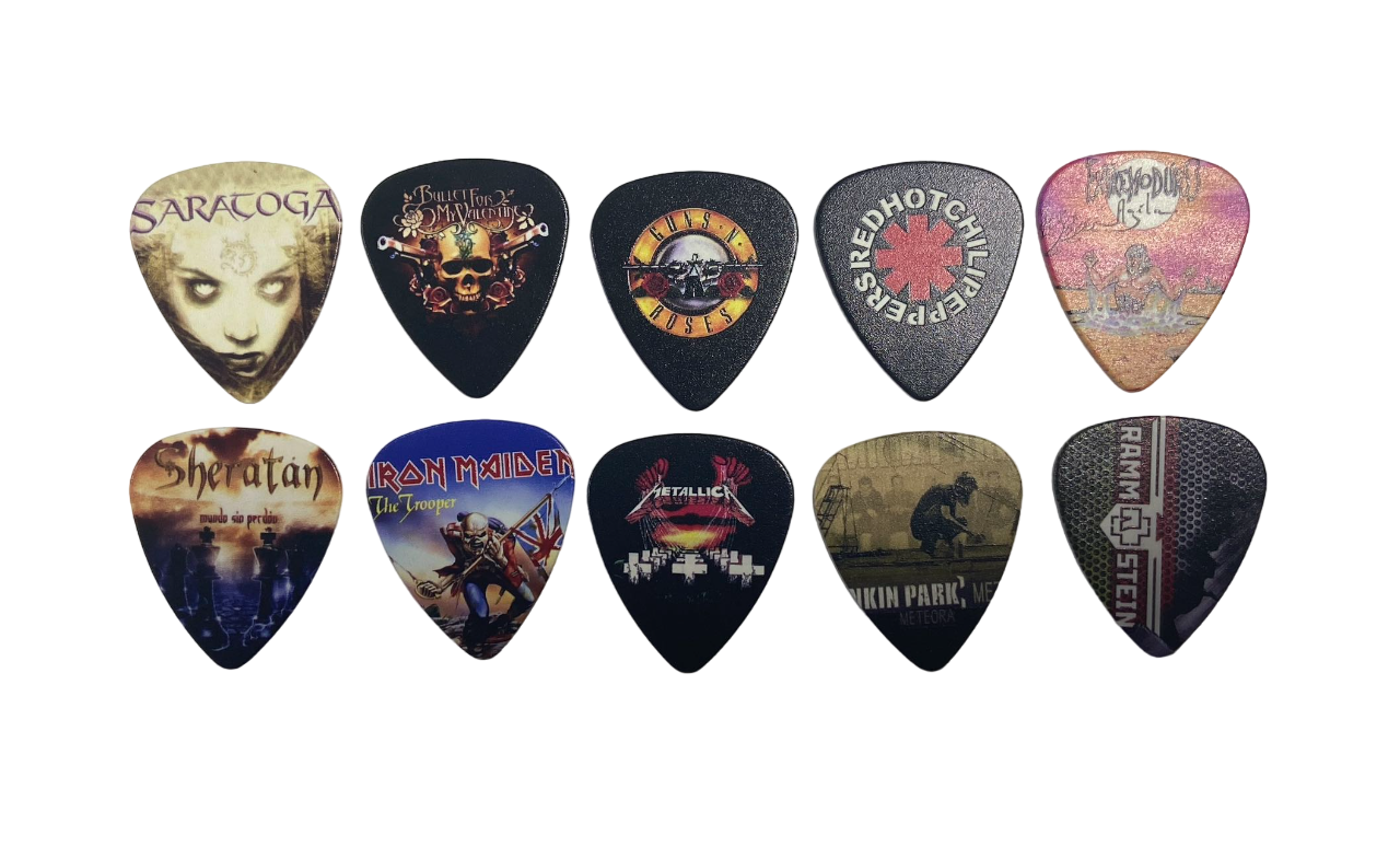 Комплект коллекционных медиаторов, 10 штук, 0.71мм