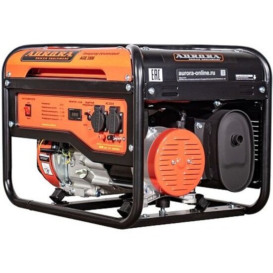 Генератор бензиновый Aurora Pro AURORA AGE 3500 (мах 2,8кВт руч. пуск) 6771