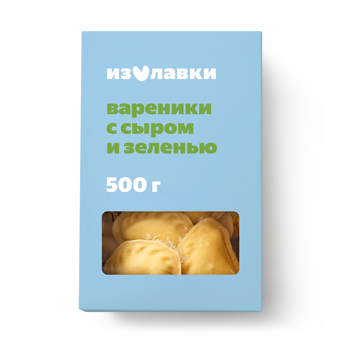 Вареники «Из Лавки», с адыгейским сыром и зеленью, 500 грамм