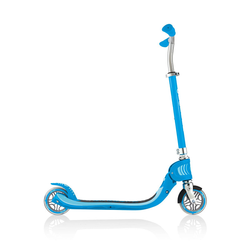 Детский самокат Globber FLOW 125 Foldable V2 , двухколесный, складной - Sky Blue — фото 1