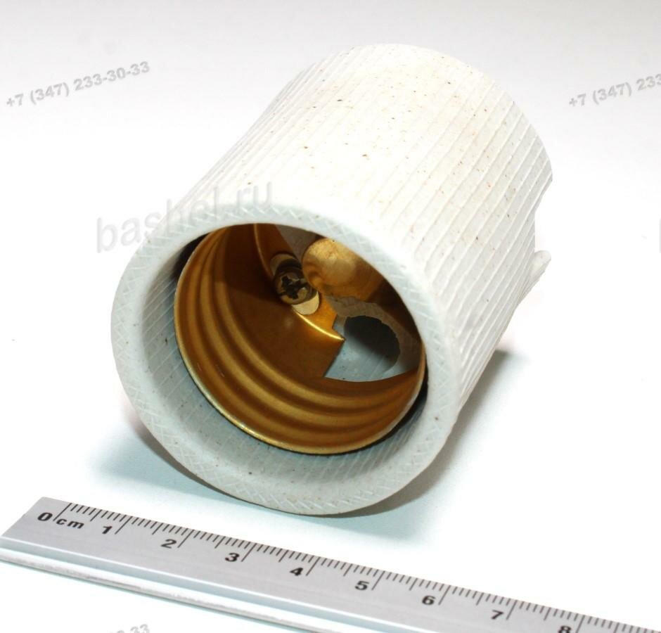 Патрон E40 керамический (контакты медь) EKF LHCe-E40