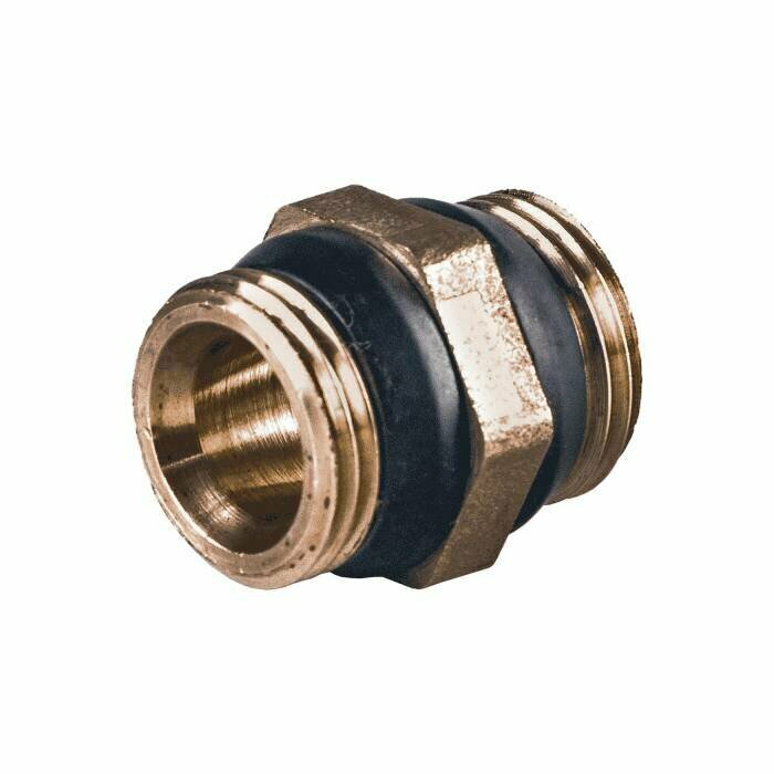 Ниппель латунь Ду 32 (1 1/4") НР R189D Giacomini R189DY006