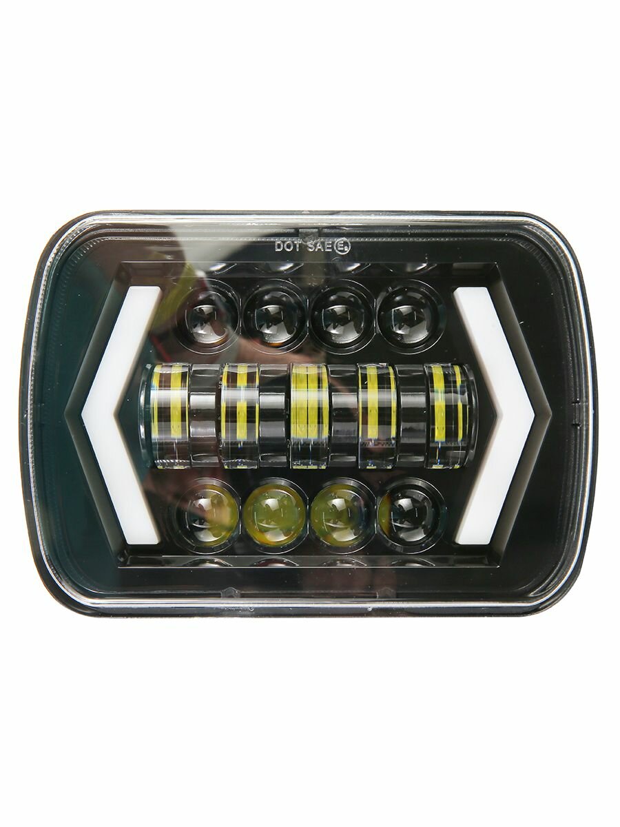 Фара рабочая, светодиодная, 5 дюймов, комплект 1 шт, для любой стороны