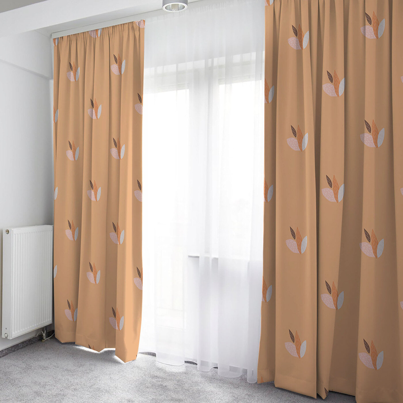 Шторы (фотошторы) из габардина, 290х230 см, Good Room
