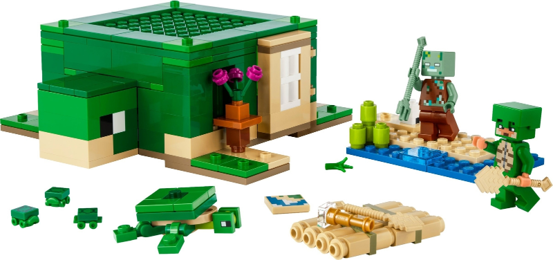 LEGO Minecraft 21254 The Turtle Beach House, 234 дет.