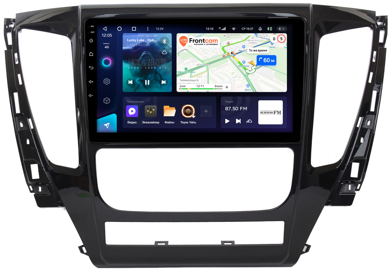 Штатная магнитола Mitsubishi Pajero Sport 3, Montero Sport 3 2015-2019 (авто с АКПП) Teyes CC3L 4/64 9" RM-9155 Android 10 (4G-SIM, DSP, IPS)