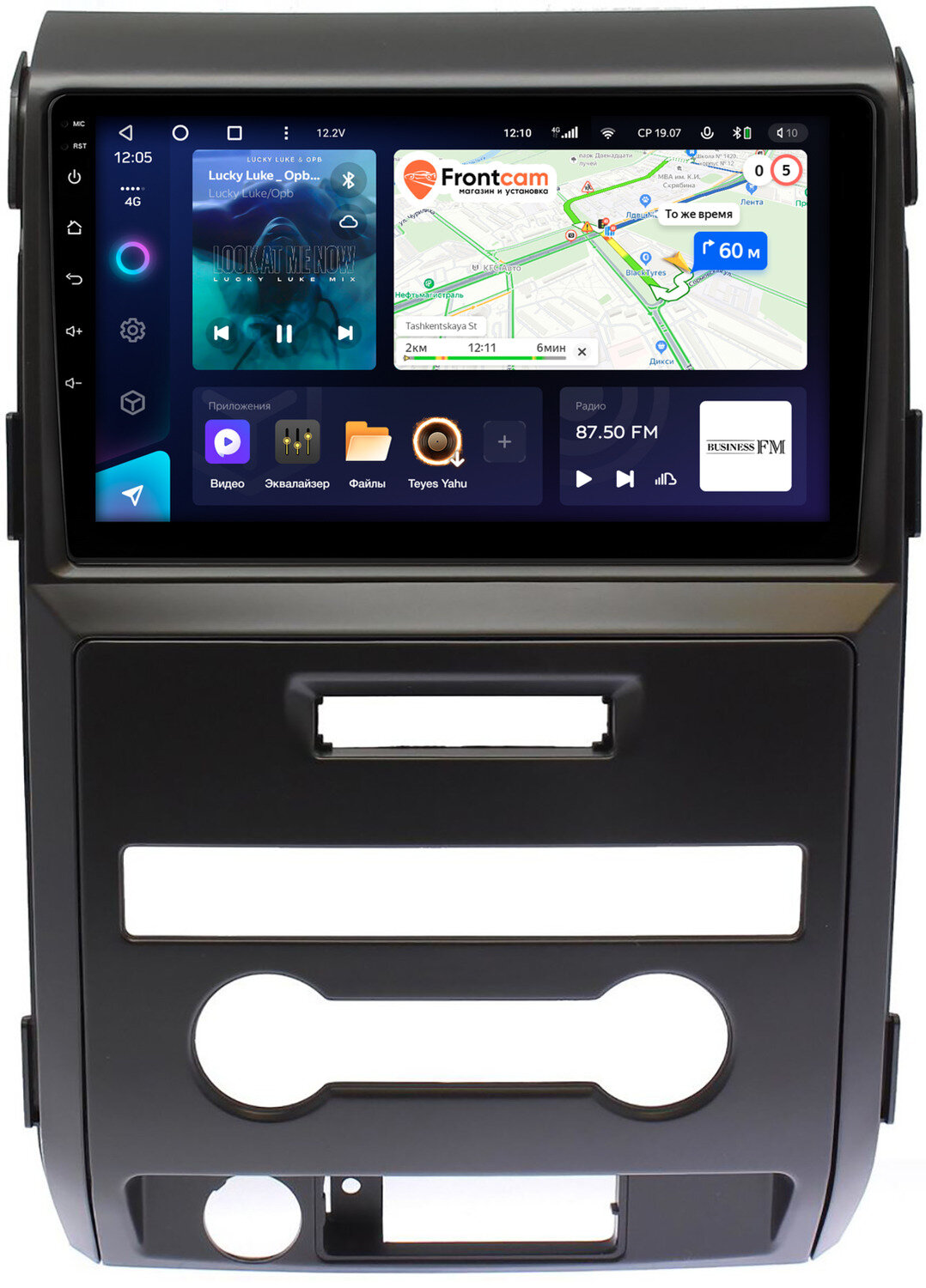 Штатная магнитола Ford F-150 12 2008-2014 (авто без цветного экрана) Teyes CC3L 4/64 9" RM-9331 Android 10 (4G-SIM, DSP, IPS)