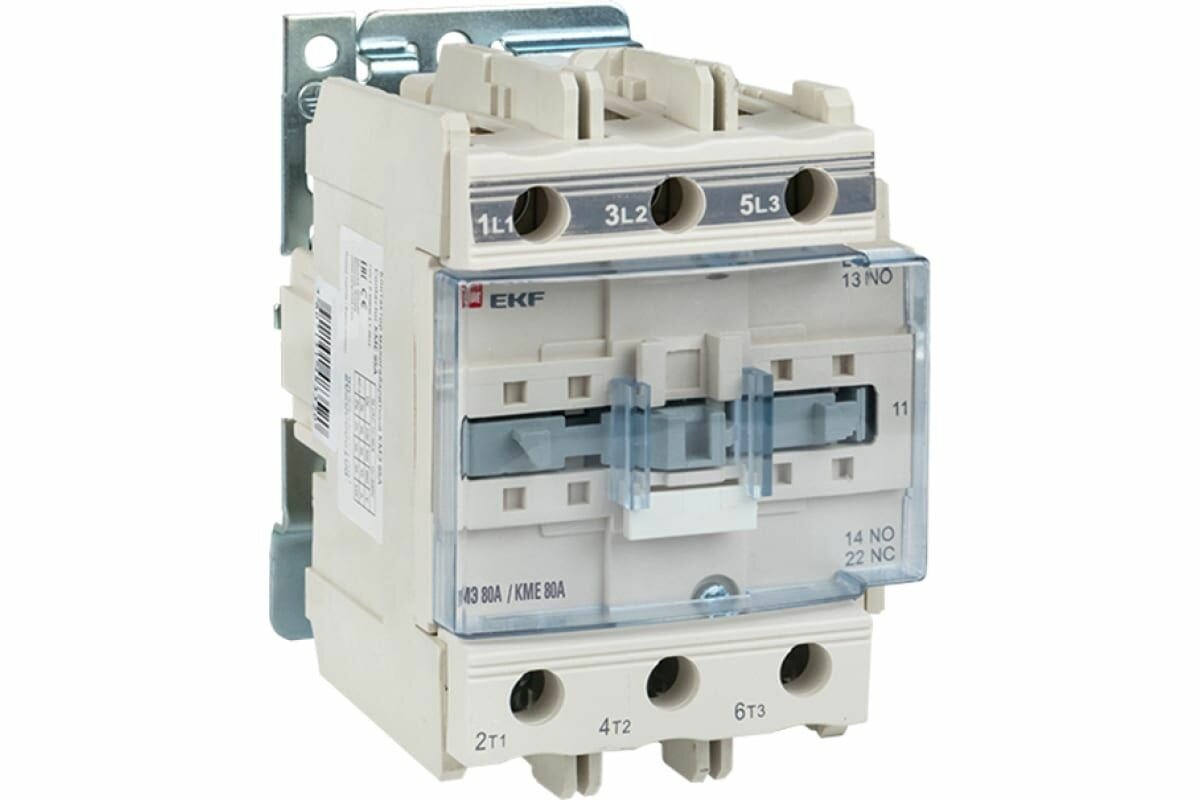 Малогабаритный контактор EKF КМЭ 80А 220В NO+NC PROxima ctr-s-80-220