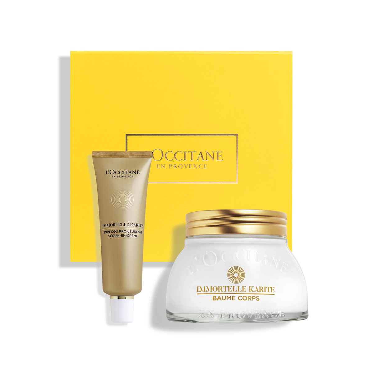L'Occitan en Provence набор косметики для ухода Immortelle Shea Youth Body Care Duo