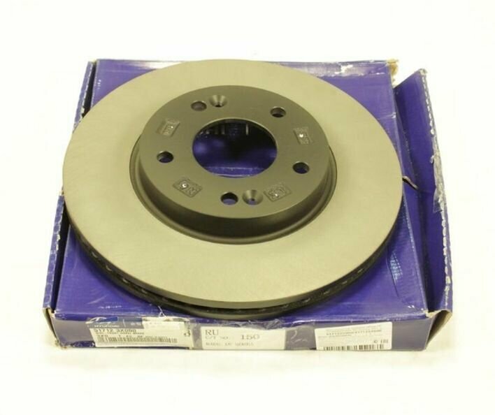 Диск тормозной передний для Hyundai Elantra 11-20, Veloster 18-20, Kia Seltos 19- / арт. 517123X000 / бренд MOBIS