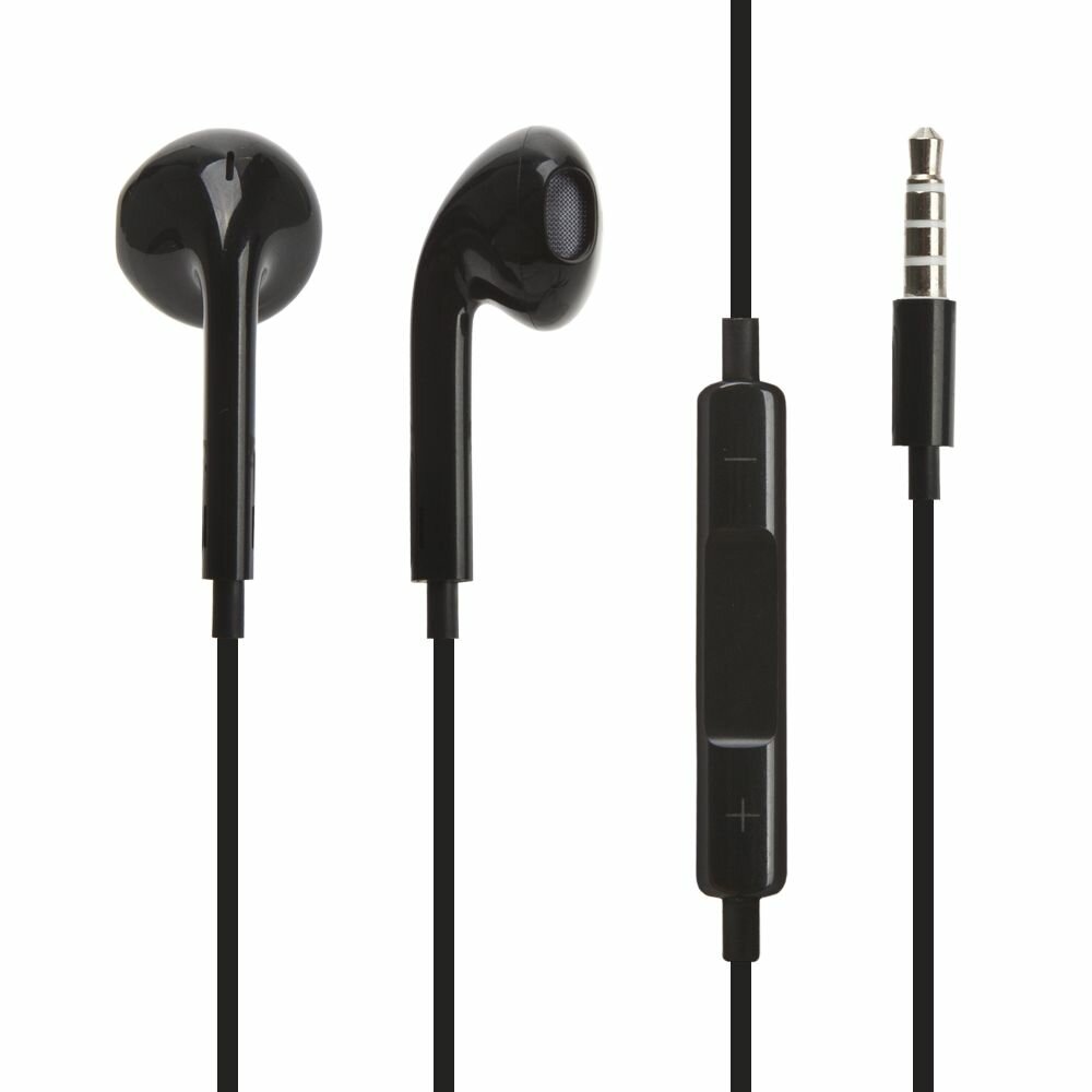 Гарнитура BOROFONE BM30 Original Series 3.5мм, вкладыши, громкость +/-, 1.2м (черный)