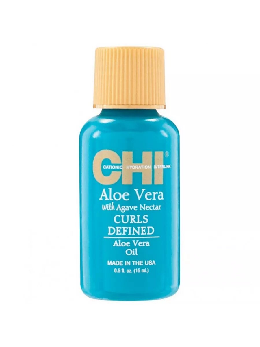CHI Aloe Vera with Agave Масло для кудрявых волос 15 мл