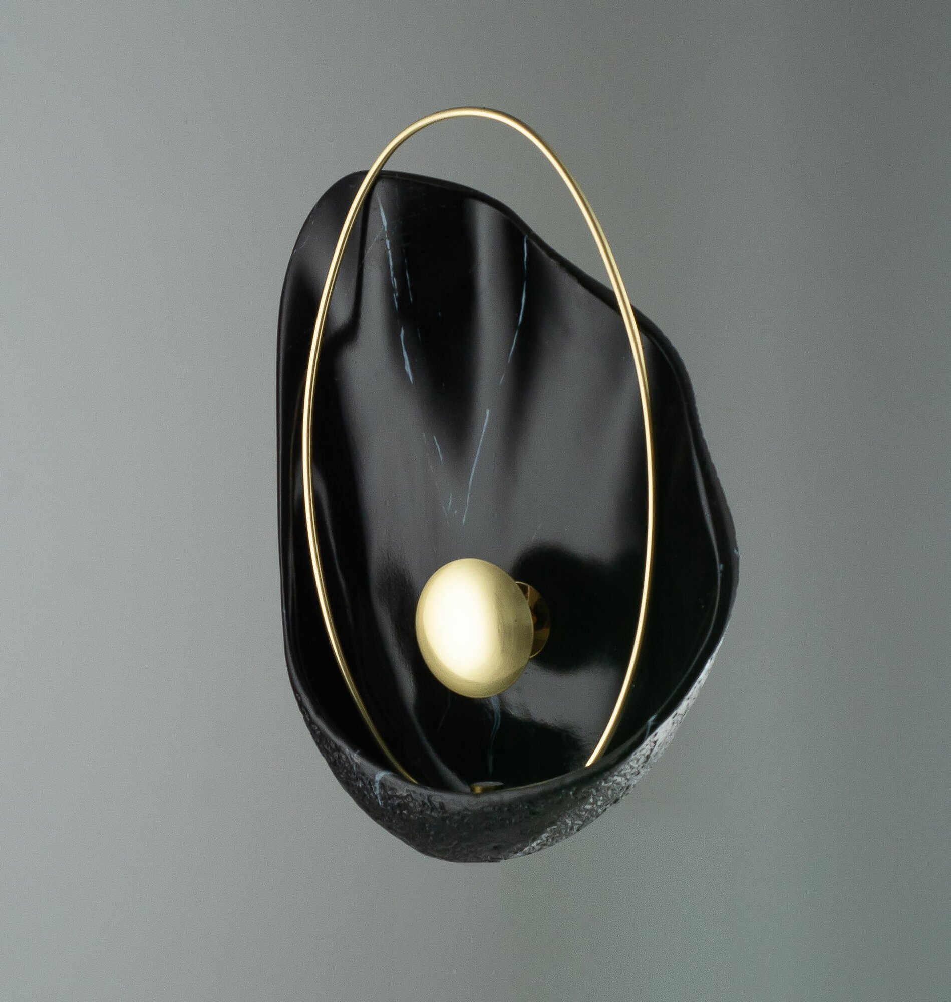 Бра настенный светильник LED 5Вт Pearl Wall Lamp Светильник настенный черный мрамор Blesslight