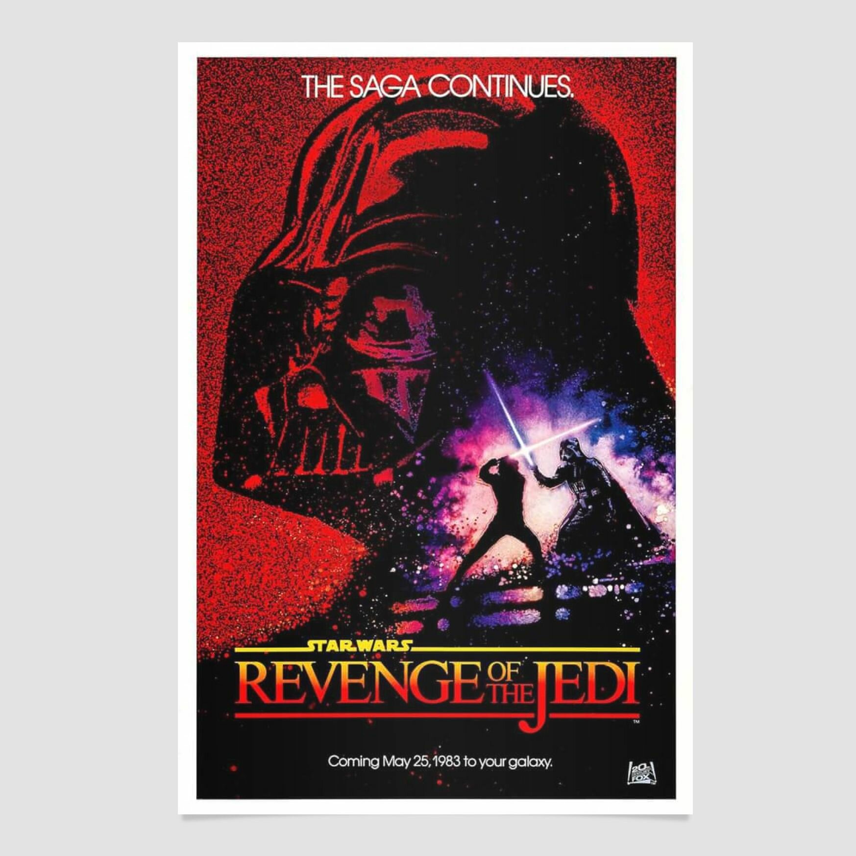 Постер (плакат) Звёздные Войны: Эпизод 6 Возвращение Джедая 40x60 см. от Poster4me
