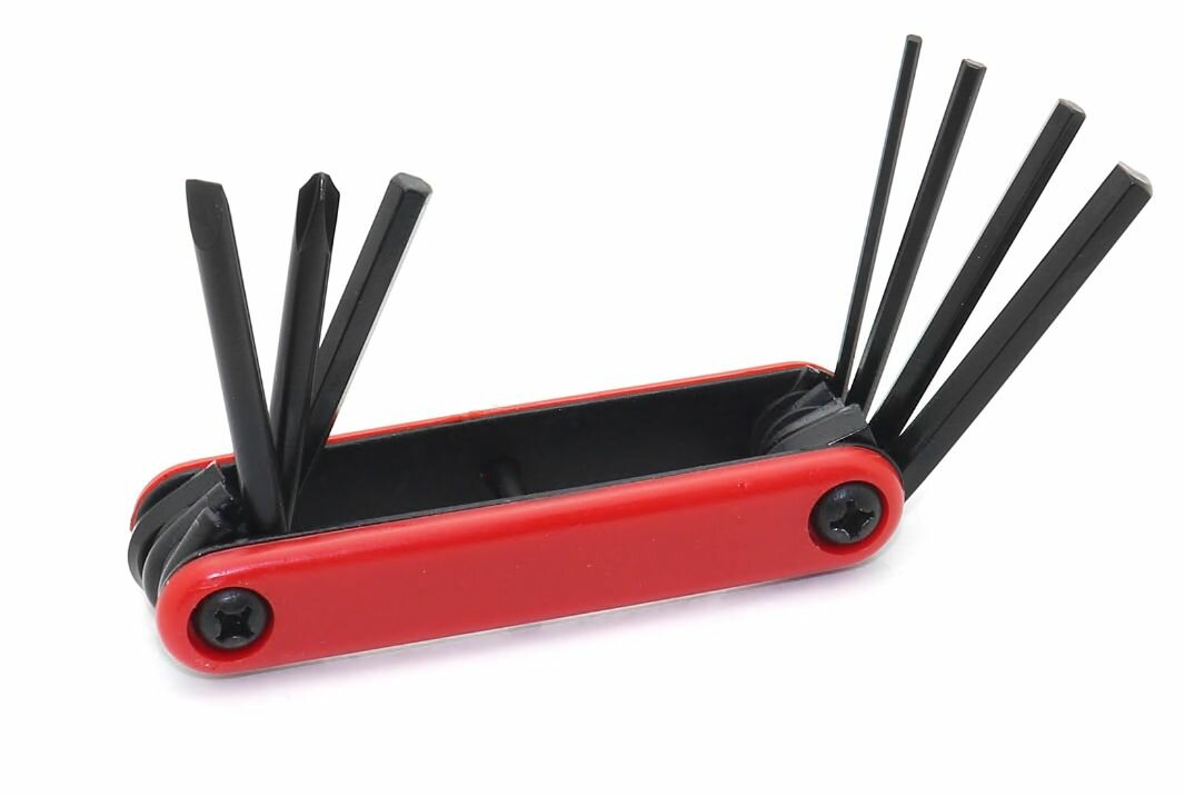 Набор шестигранников (Набор шестигранников 2,3,4,5,6 мм.+ 2 отвёртки)