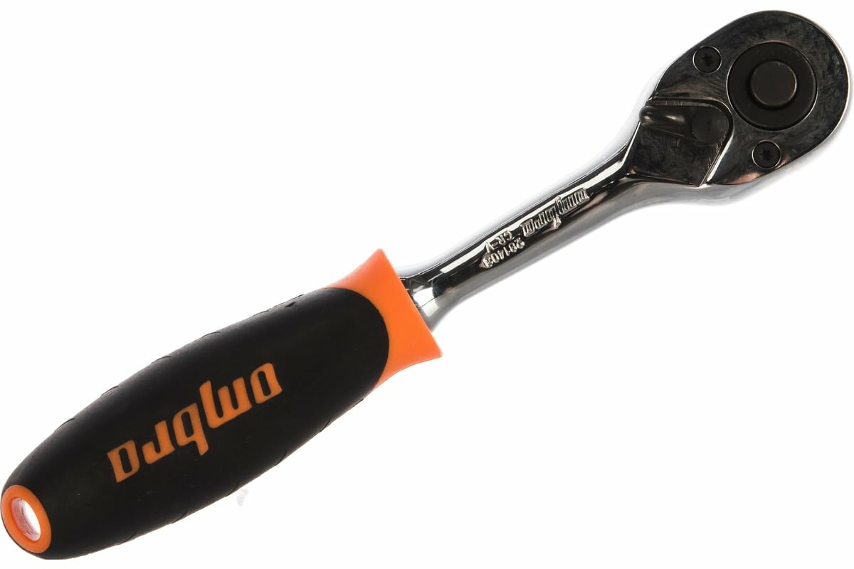 Ombra 55765 Рукоятка трещоточная 1/4д. DR, 48 зубцов, длина 140 мм для сборочных работ