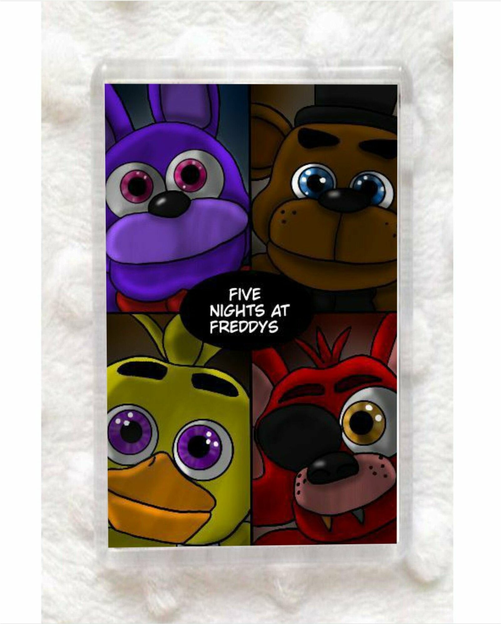 Магнит акриловый с принтом "5 ночей с Фредди"