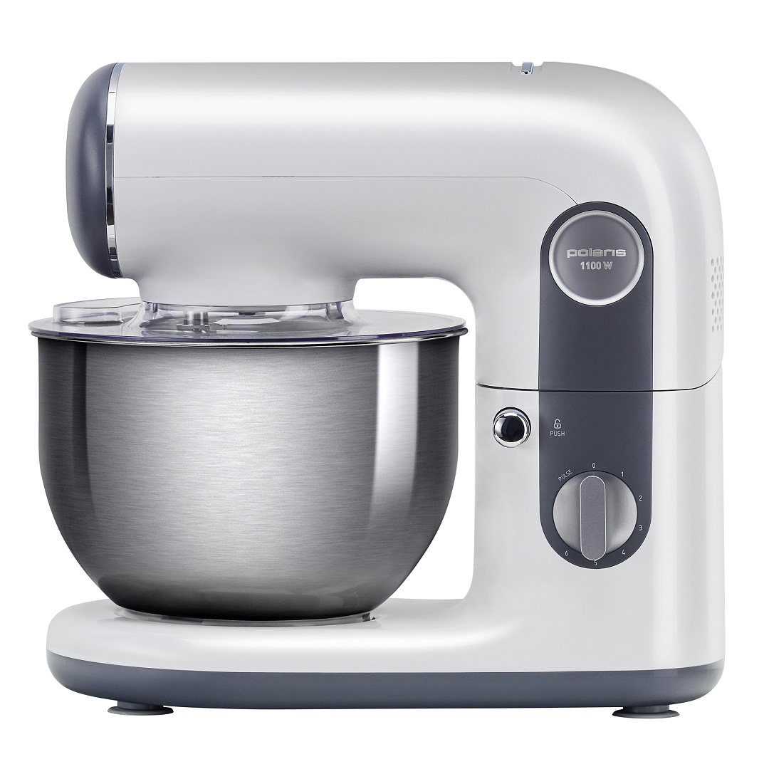 Планетарный стационарный миксер Polaris PKM 1101 1000 Вт, белый