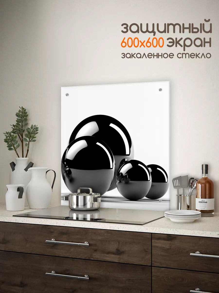 Фартук кухонный на стену 600х600мм защитный экран