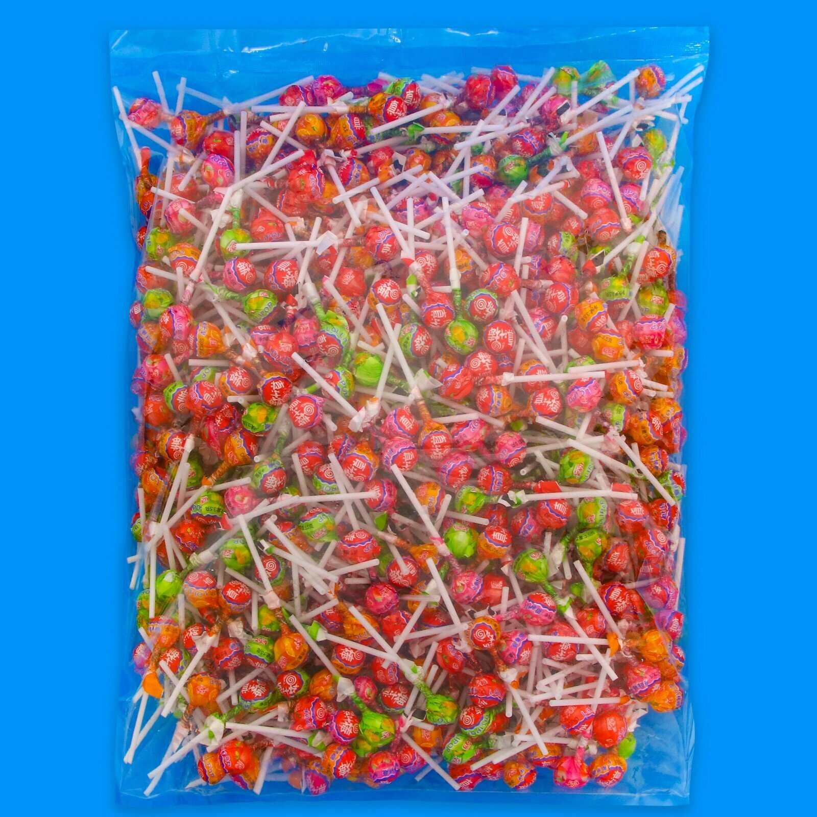 Леденцовая карамель микс (апельсин, персик, клубника, манго), 2.5 кг