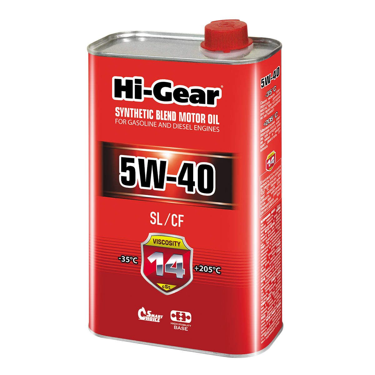 Моторное масло Hi-Gear 5W40 SL/CF, 1л. HG1140, HG1140
