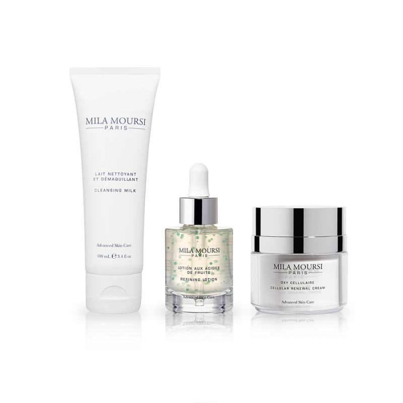 MILA MOURSI Подарочный набор по уходу за кожей лица "Очищение и Обновление" 160 мл