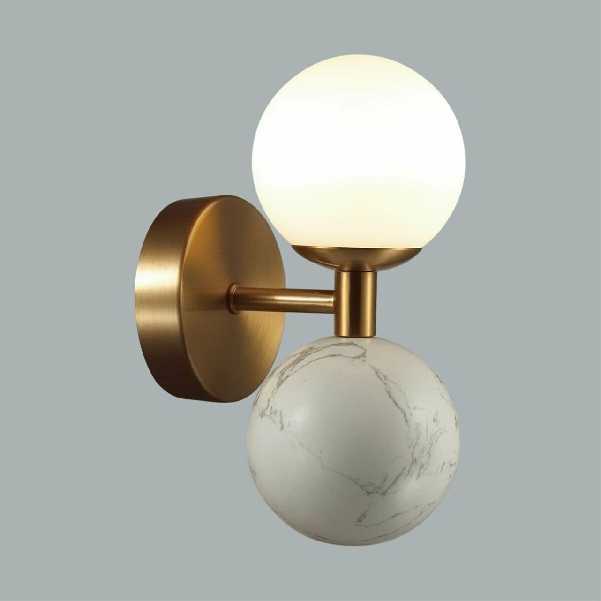 Бра Odeon Light Lolla 4359/6WL, цоколь LED, мощность 6 Вт, цвет латунь — фото 1