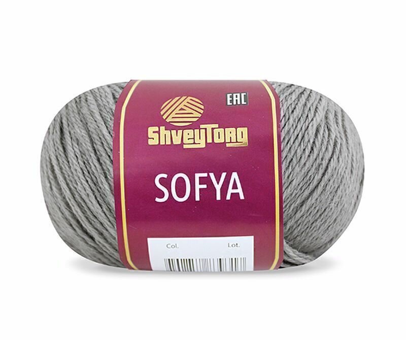 Пряжа ShveyTorg ШвейЮгТорг Sofya 50159 (10 мотков по 50 гр-230м./55% полиамид; 30% вискоза; 10% кид мохер; 5% беби альпака)