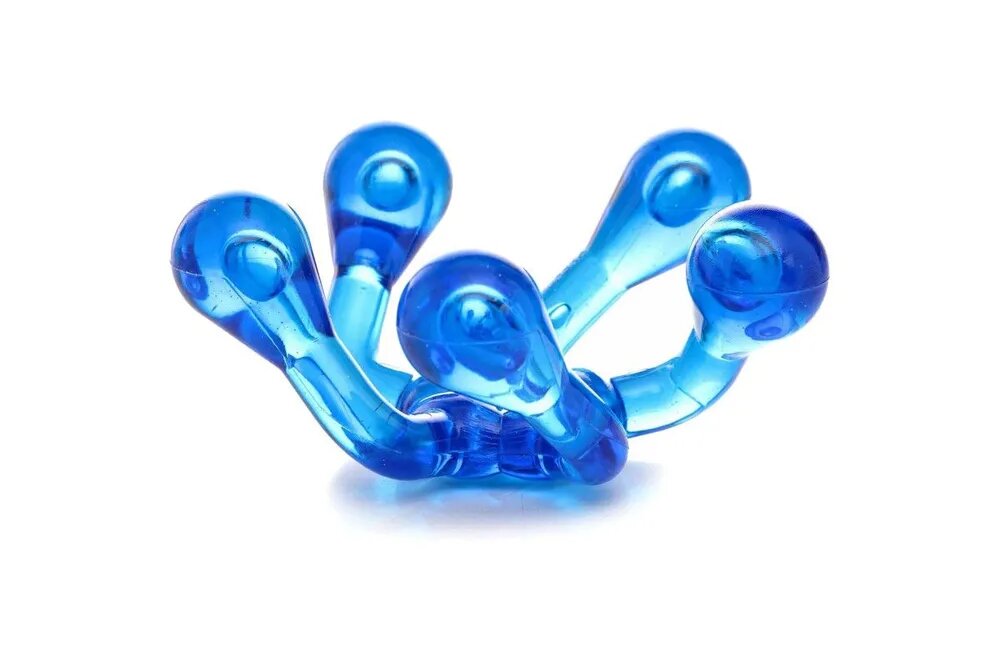 Массажер Лапонька чудо краб без шипов, синяя