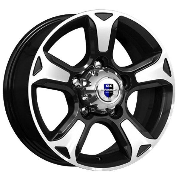 Литой колесный диск K&K Атлант 7x16/5x139.7 D108.5 ET35 Алмаз черный