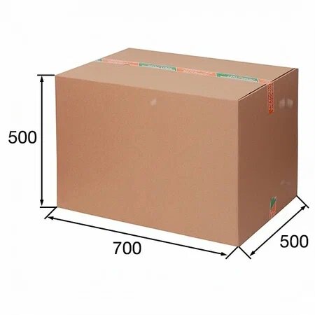 Картонная коробка 700х500х500 мм 2 шт/уп, Россия, 3-хслойная.