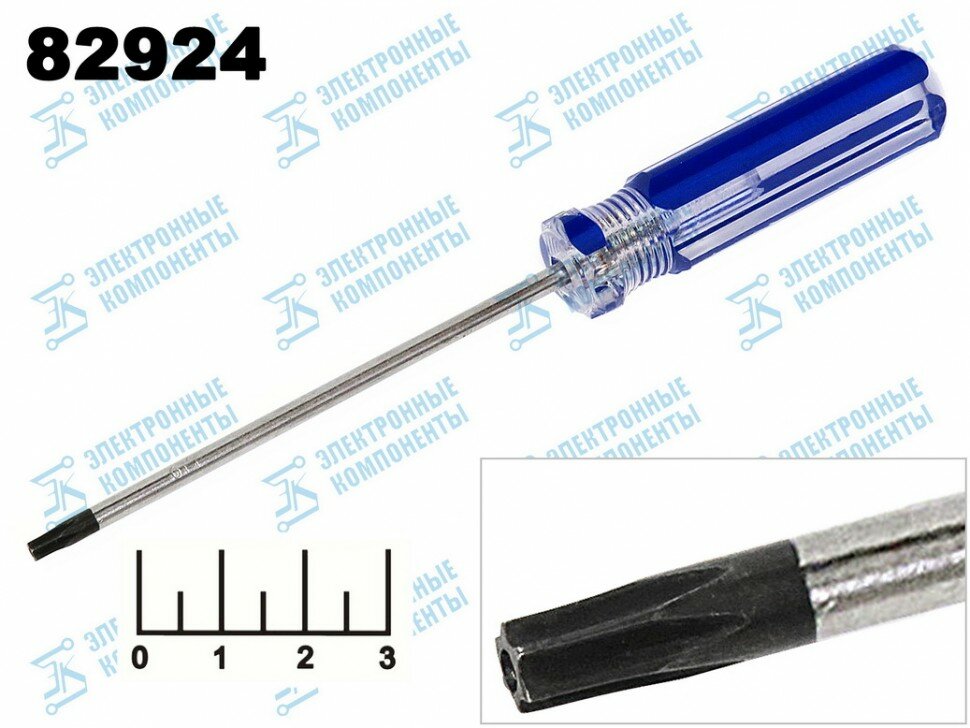 Отвертка T10*75мм Torx