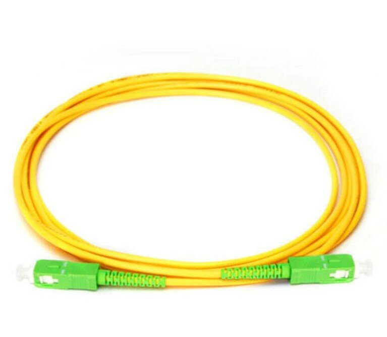 Патч-корд оптический шнур SC/APC-SC/APC/SM/SX 1,5 м кабель оптоволокно