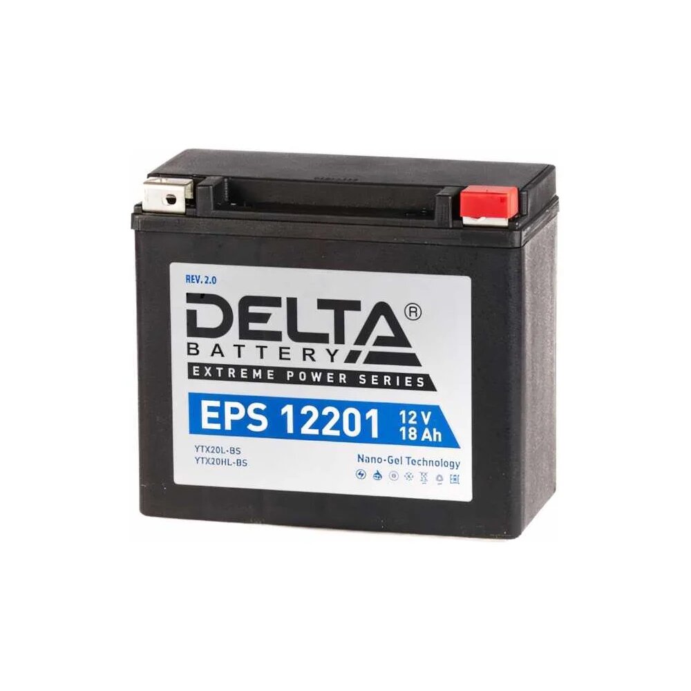 Аккумуляторная батарея Delta EPS 12201, для мототехники большим энергопотреблением,