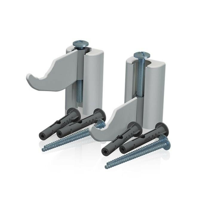 Кронштейн для секционных радиаторов регулируемый ( серый ) ASKON