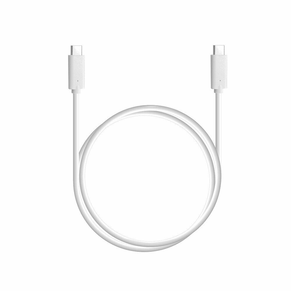 Кабель Bion Expert BXP-CCP-USBC-CMCM-1M-W, для соединения периферийных устройств, USB Type-C, 1м, белый